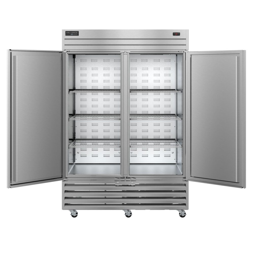 VF2A-FS, Freezer, Two Section Upright, Full Stainless Doors with Locks ...