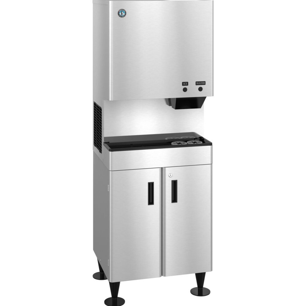 DCM-300BAK, Cubelet Ice Machine and Water Dispenser, Air-cooled, Built ...